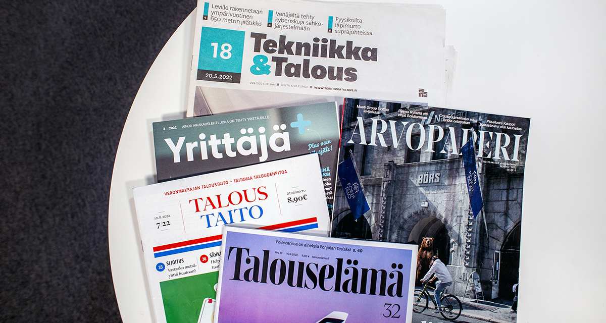 Talouslehdet pärjäsivät aikakausmedioista parhaiten – Tekniikka&Talous ...
